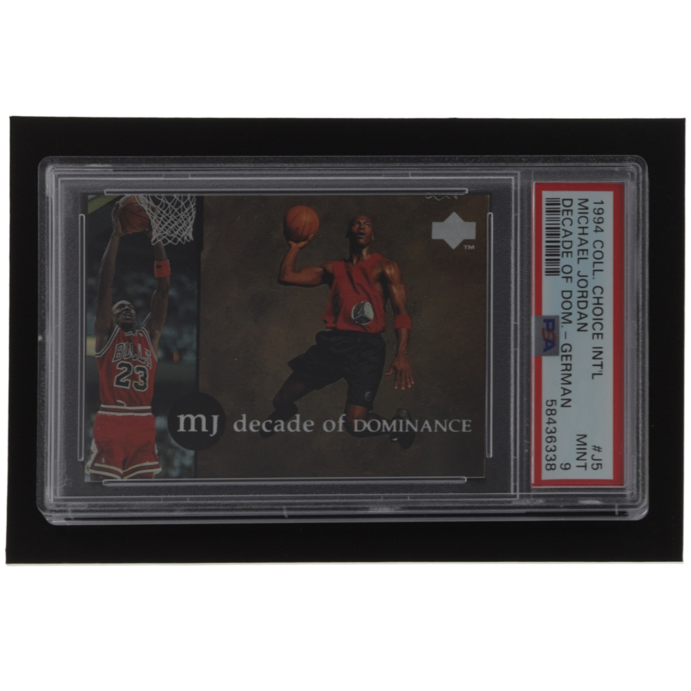 Michael Jordan 1994-95 Collector's Choice International German Decade ...