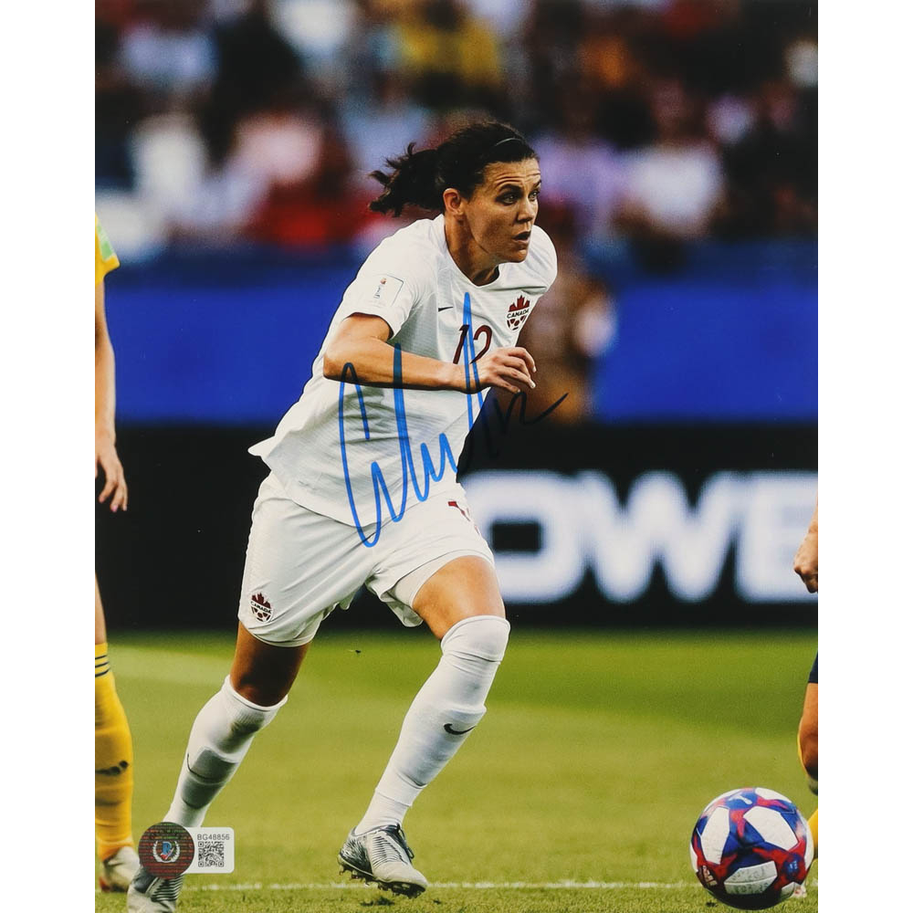 Christine Sinclair Signed Team Canada 8x10 Photo (Beckett) | Pristine ...