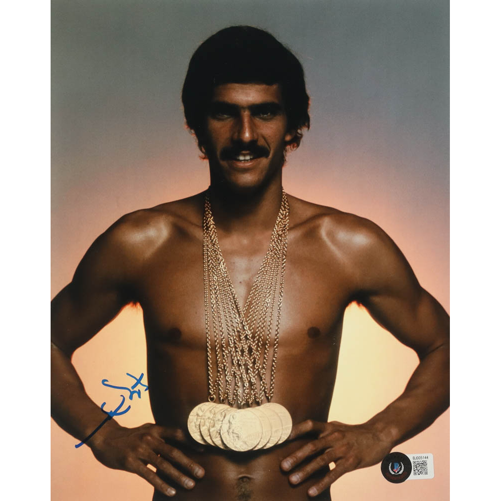 Mark Spitz Signed Team USA 8x10 Photo (Beckett) | Pristine Auction