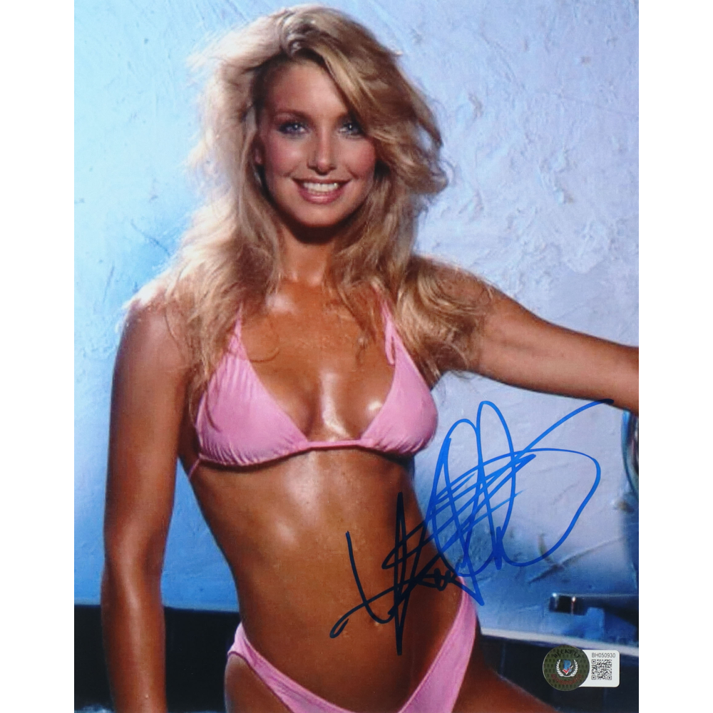 Heather Thomas Signed 8x10 Photo (Beckett) | Pristine Auction