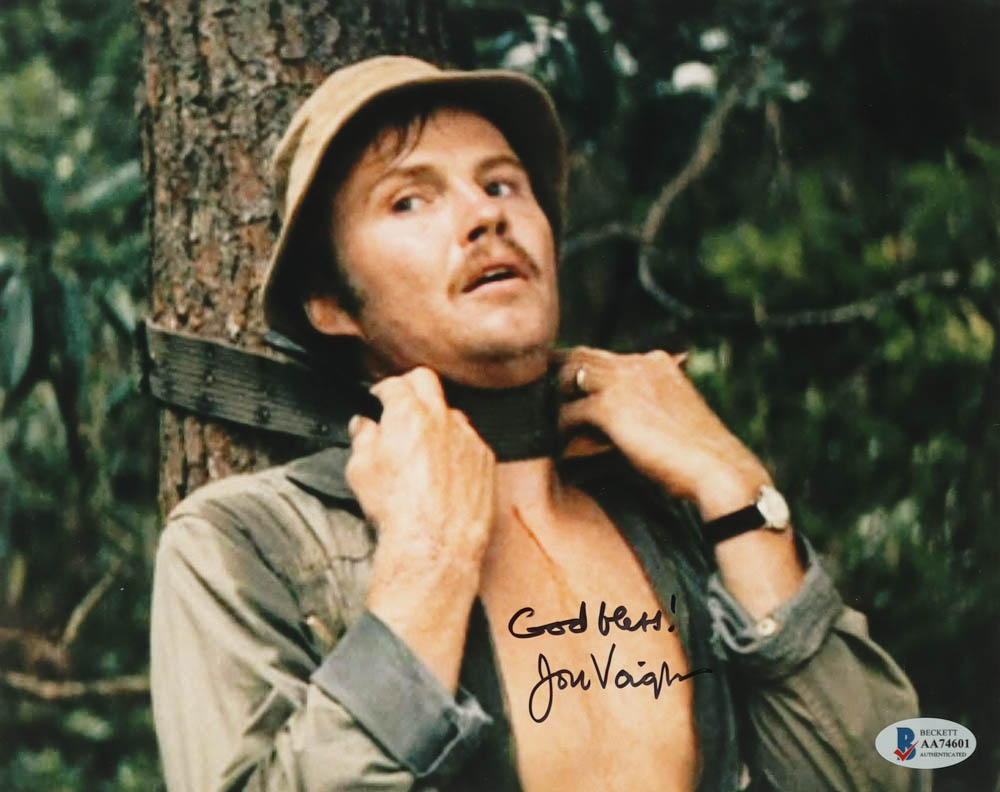 Jon Voight Signed "Deliverance" 8x10 Photo Inscribed "God Bless ...