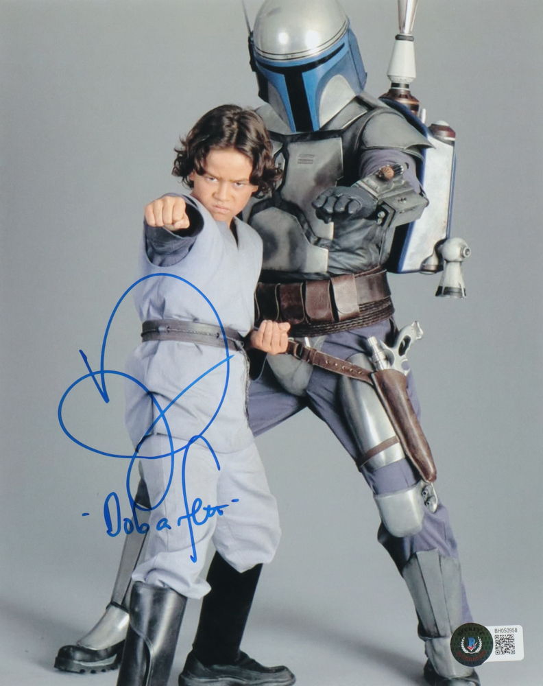 Daniel Logan Signed "Star Wars: Attack of the Clones" 8x10 Photo ...