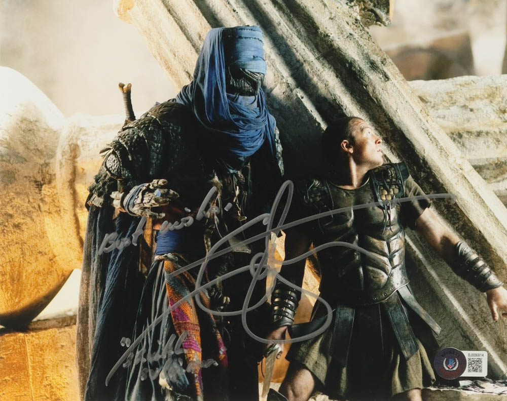 Ian Whyte Signed "Clash of the Titans" 8x10 Photo Inscribed "Sheikh ...