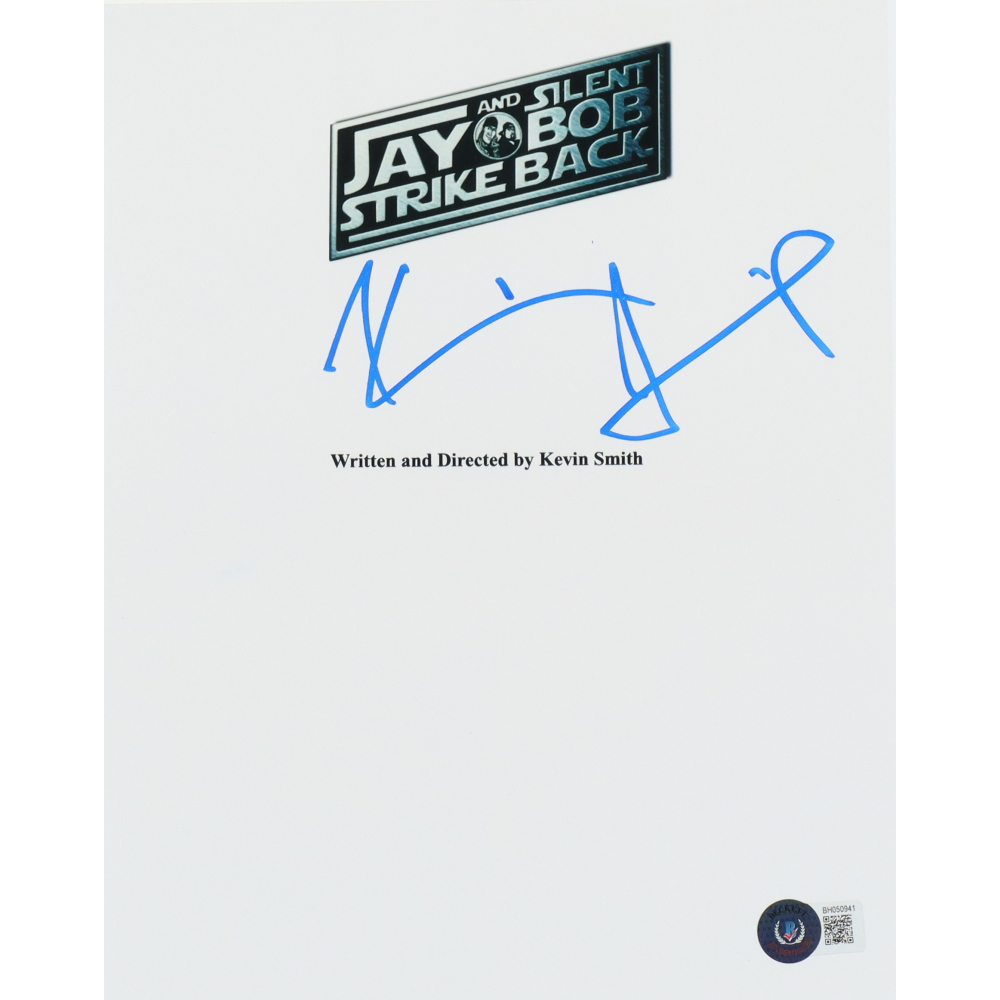 Kevin Smith Signed "Jay and Silent Bob Strike Back" 8x10 Movie Script ...