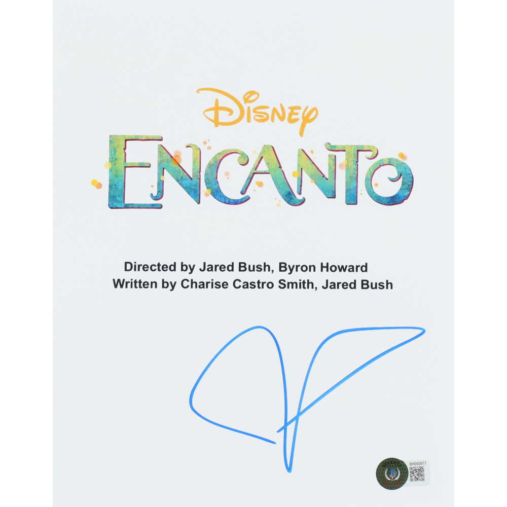 John Leguizamo Signed "Encanto" 8x10 Movie Script Cover (Beckett ...