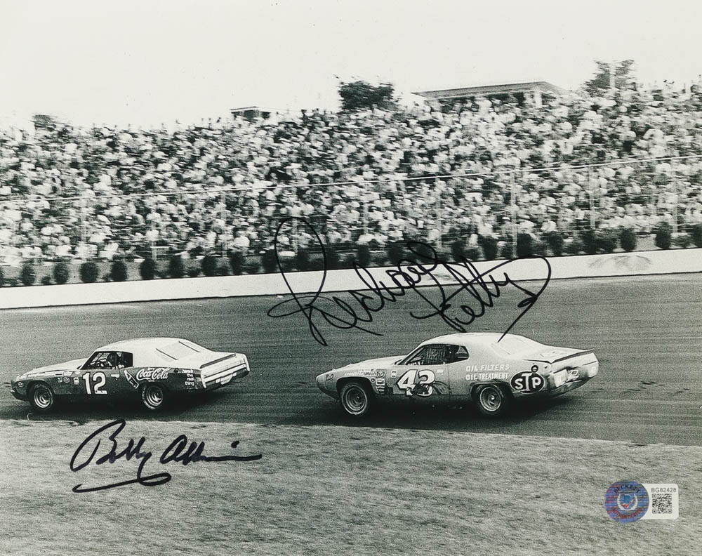 Bobby Allison & Richard Petty Signed 8x10 Photo (Beckett) | Pristine ...