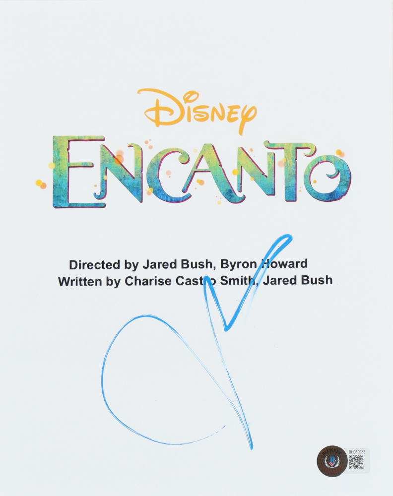 John Leguizamo Signed "Encanto" 8x10 Movie Script Cover (Beckett ...
