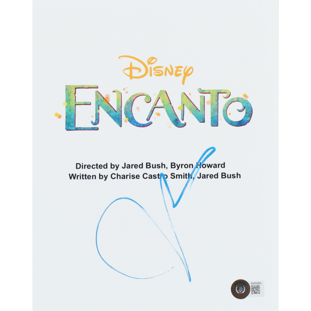 John Leguizamo Signed "Encanto" 8x10 Movie Script Cover (Beckett ...