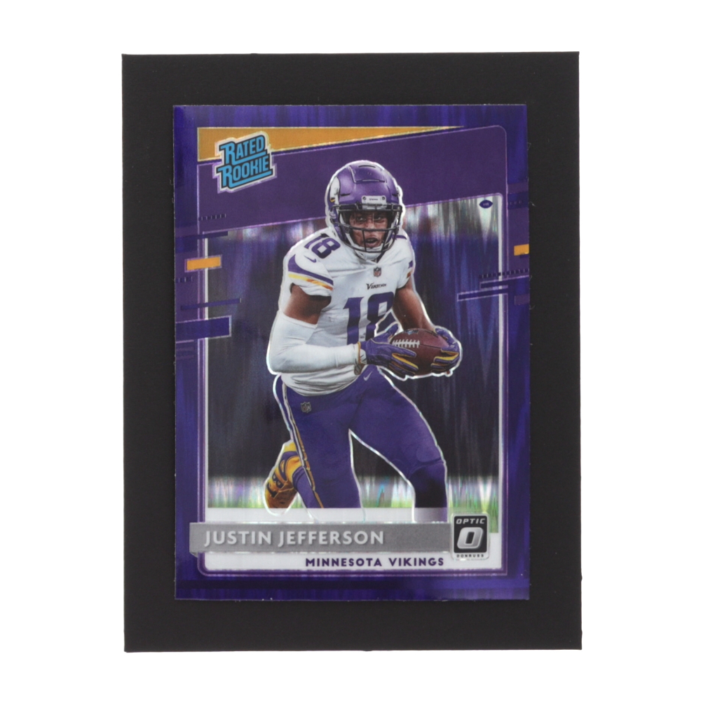 Justin Jefferson 2020 Donruss Optic Purple Shock #163 RR RC | Pristine ...