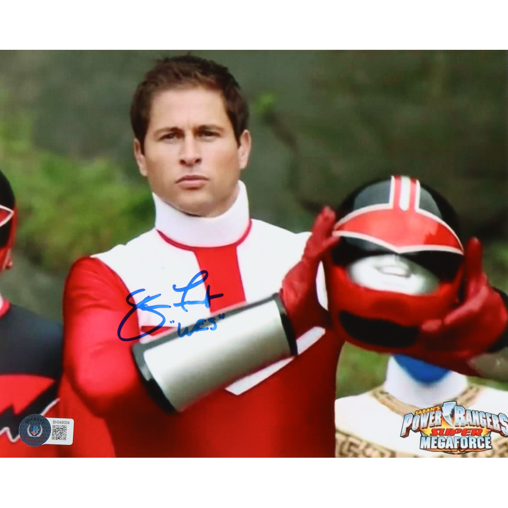 Jason Faunt Signed "Power Rangers Time Force" 8x10 Photo Inscribed "Wes ...