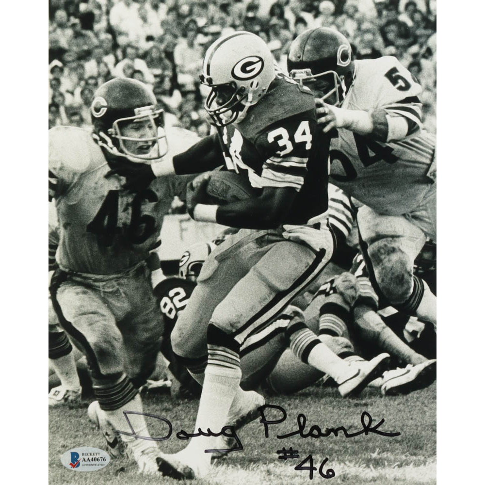 Doug Plank Signed Bears 8x10 Photo (Beckett) | Pristine Auction