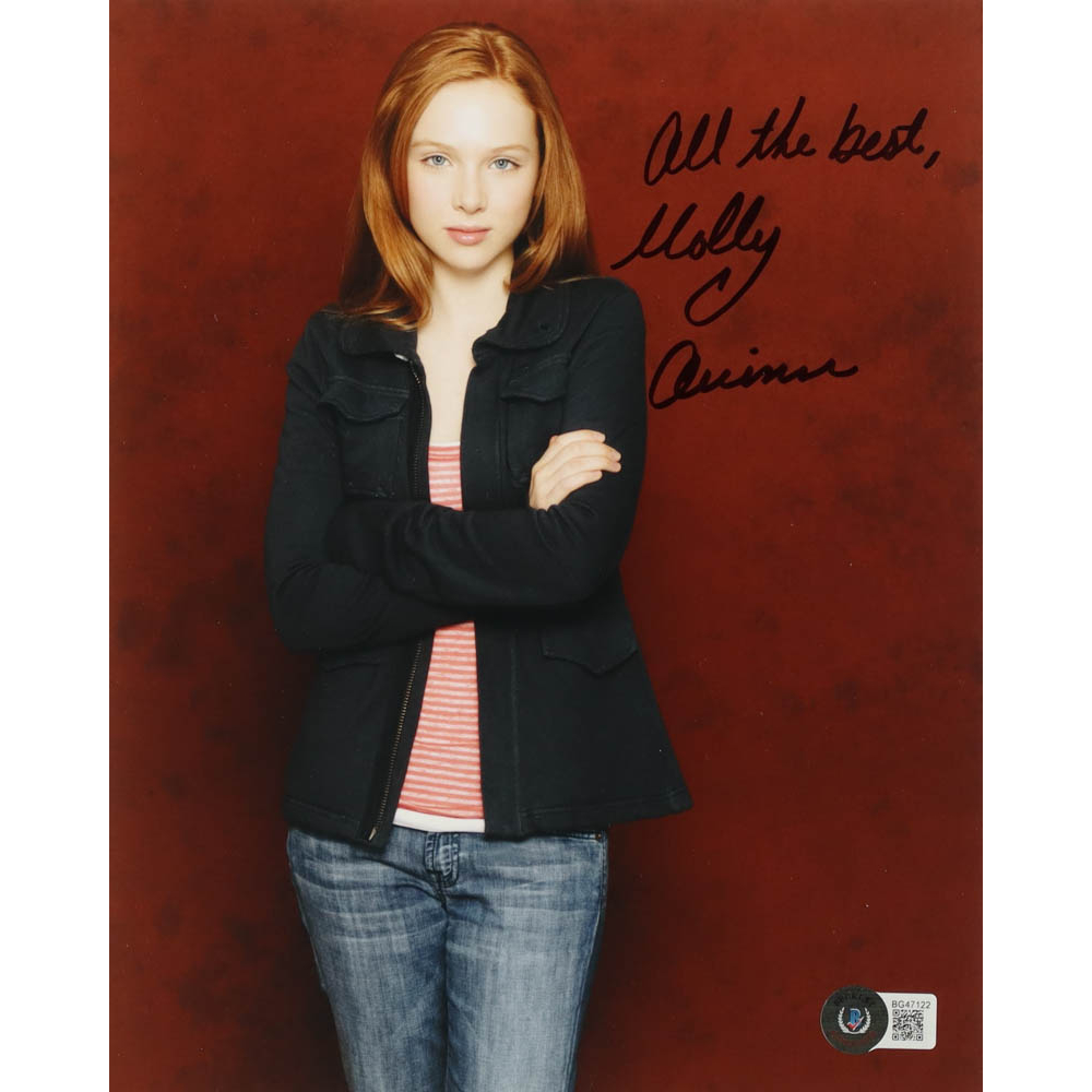 Molly Quinn Signed 8x10 Photo Inscribed All The Best Beckett