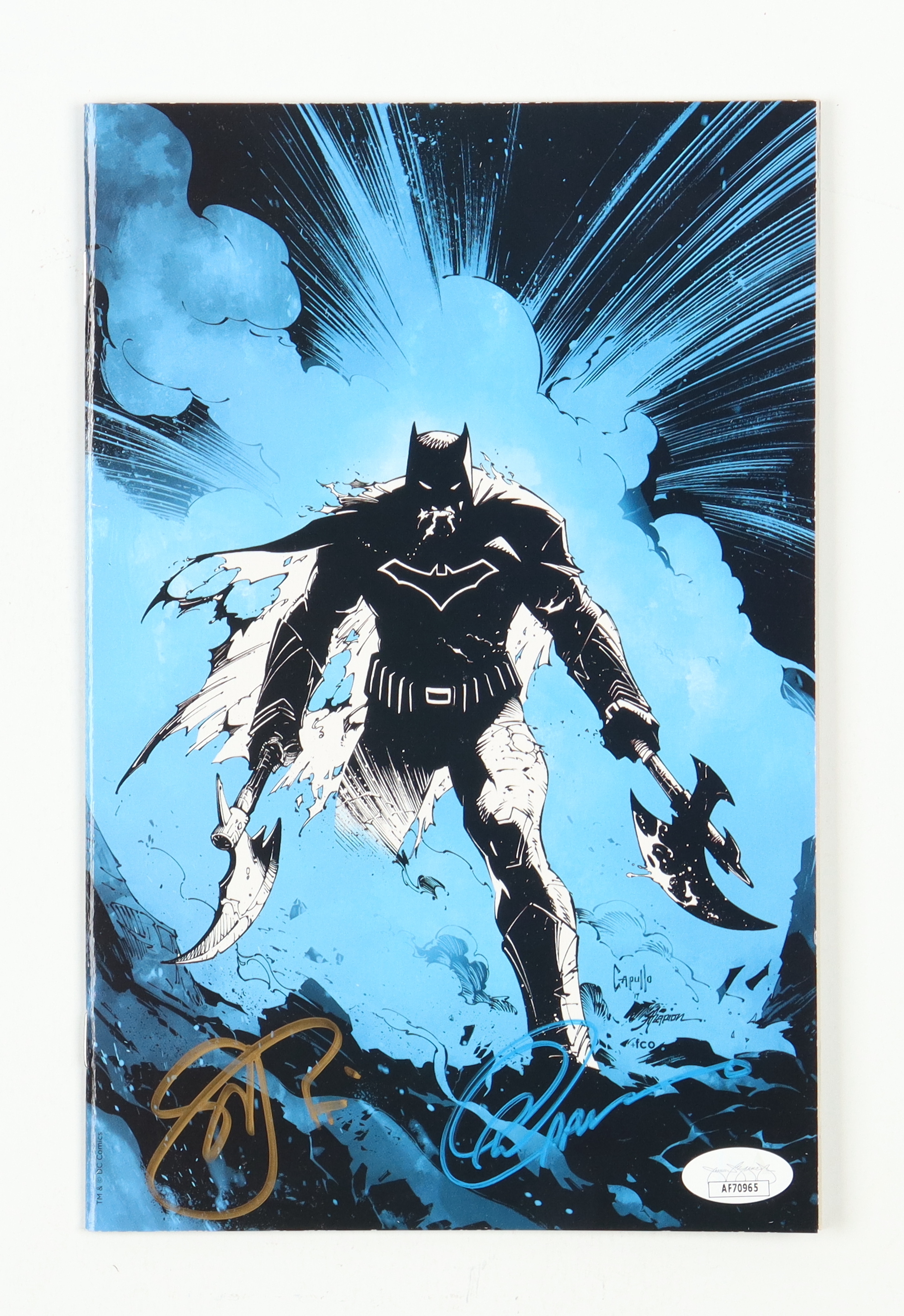 Scott Snyder & Greg Capullo Signed 2017 "Dark Nights: Metal" Issue #1 ...