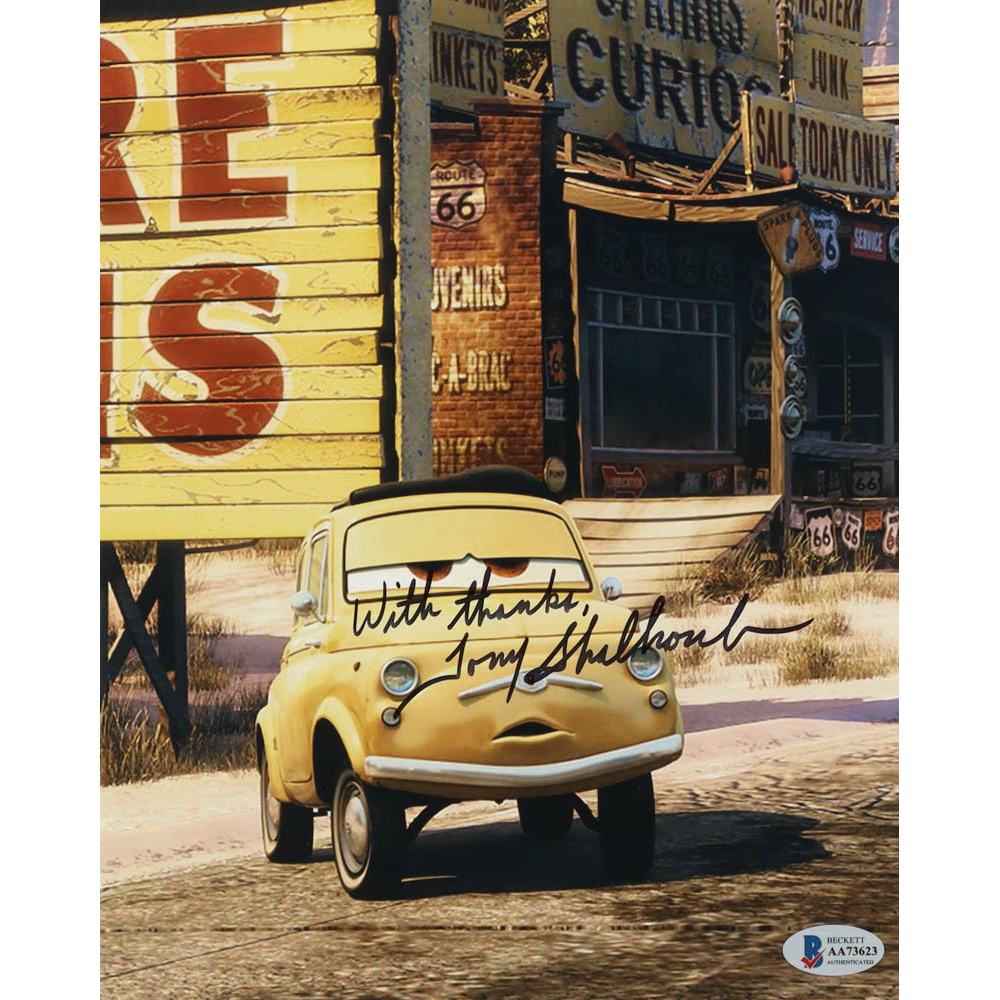 Tony Shalhoub Signed "Cars" 8x10 Photo Inscribed "With Thanks ...