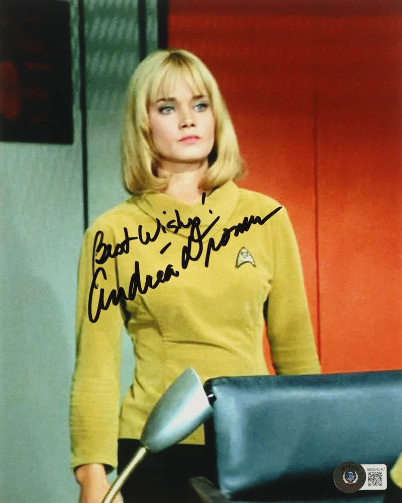 Andrea Dromm Signed "Star Trek" 8x10 Photo Inscribed "Best Wishes ...