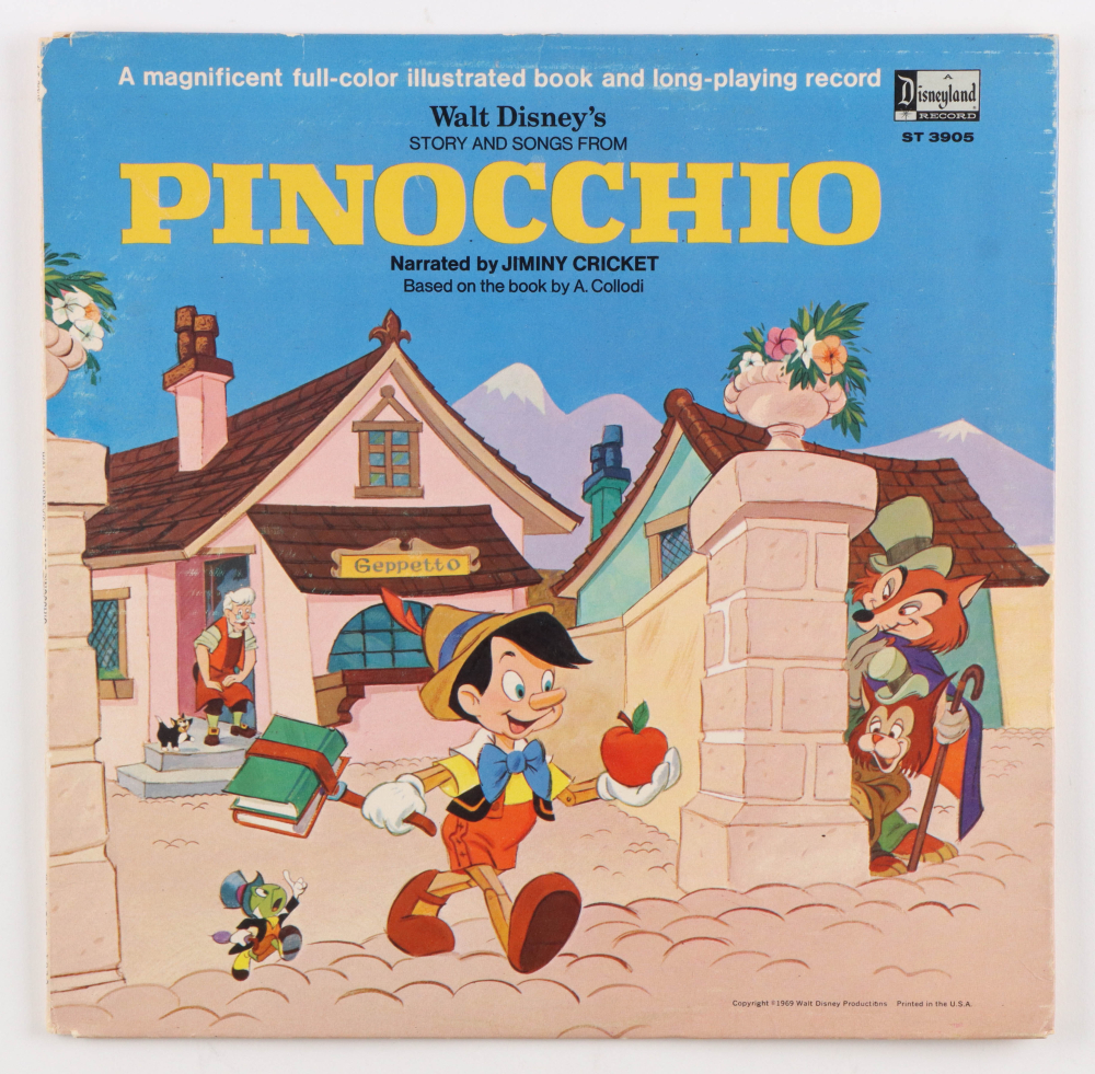 Vintage 1969 Walt Disney's "Pinocchio" Vinyl Record Album | Pristine ...