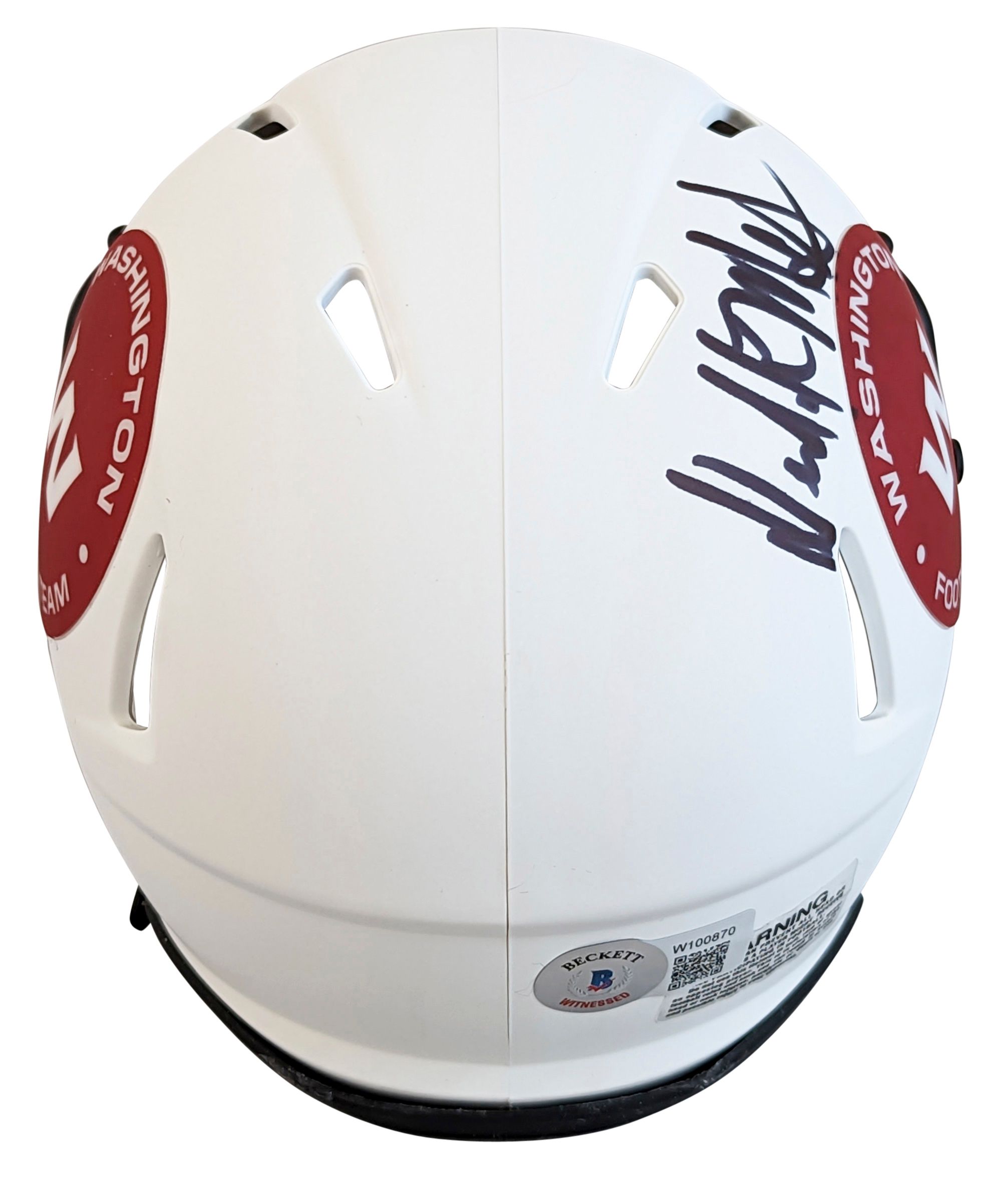 Dexter Manley Signed Football Team Lunar Eclipse Alternate Speed Mini ...