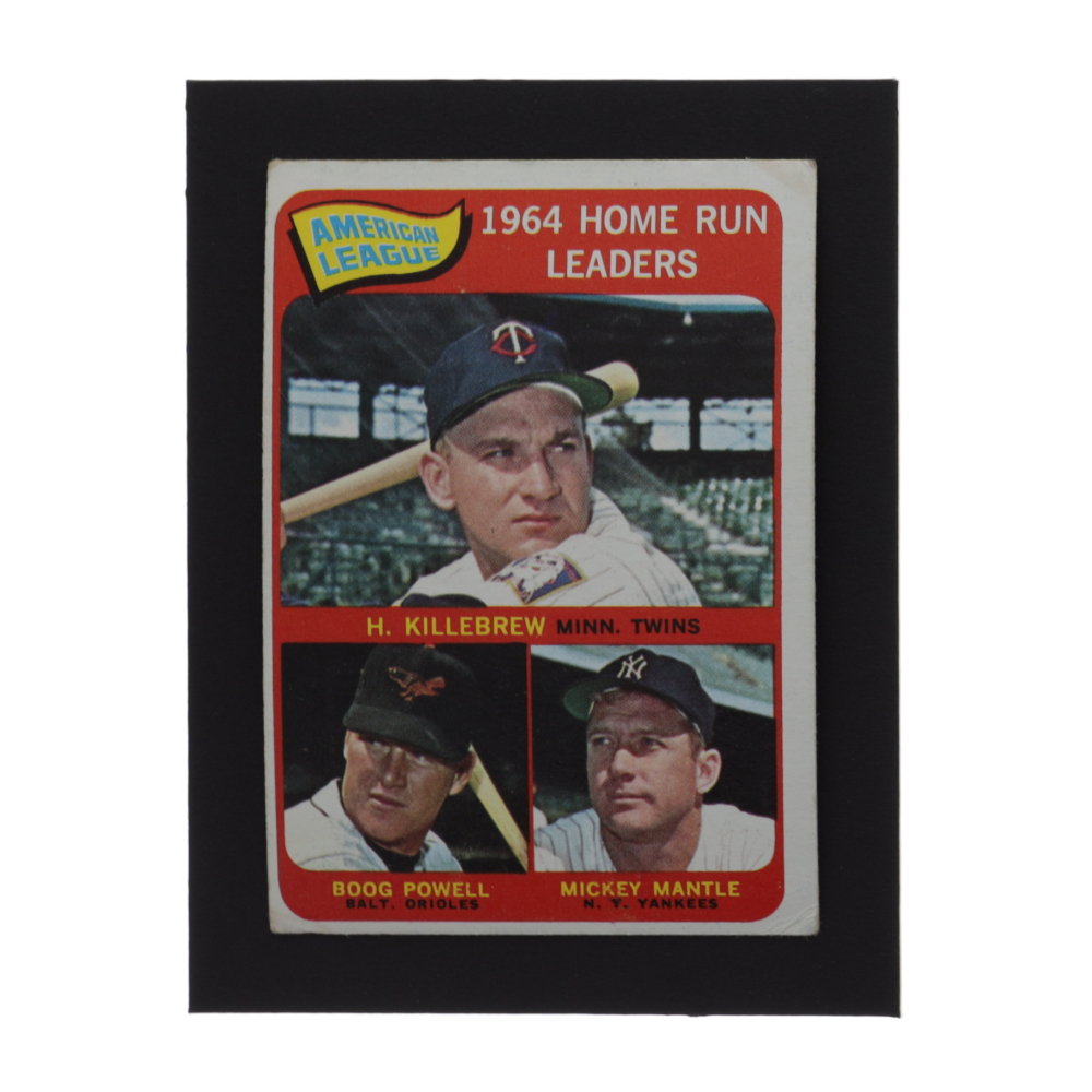 Harmon Killebrew / Mickey Mantle / Boog Powell 1965 Topps #3 AL Home ...