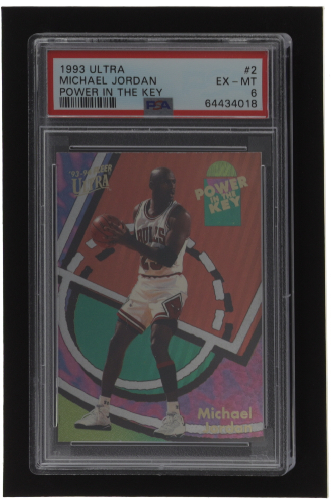 Michael Jordan 1993-94 Ultra Power In The Key #2 (PSA 6) | Pristine Auction