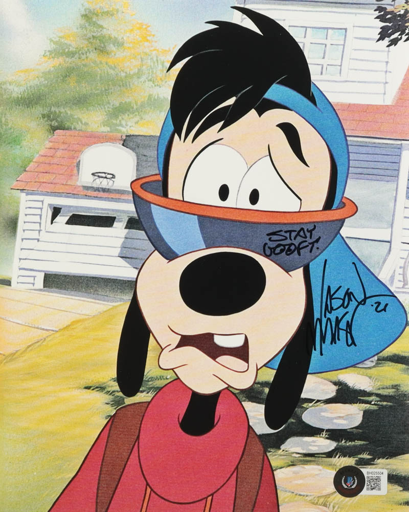 Jason Marsden Signed "A Goofy Movie" 8x10 Photo Inscribed "Stay Goofy ...