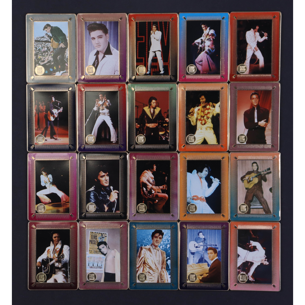 Elvis Presley LE 1993 "Elvis Gold" Series 1 Metallic Images Collector ...
