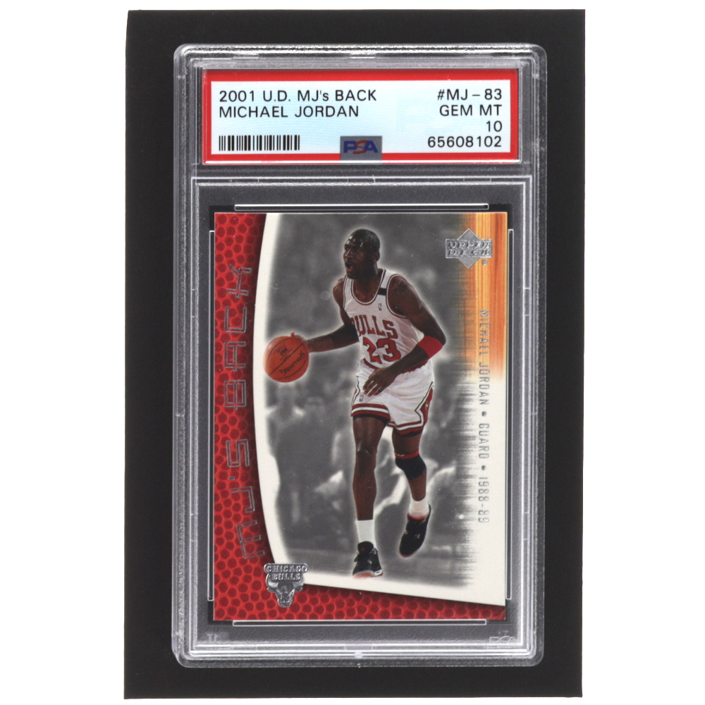 Michael Jordan 2001-02 Upper Deck MJ's Back #MJ83 Bullet Points Bio ...