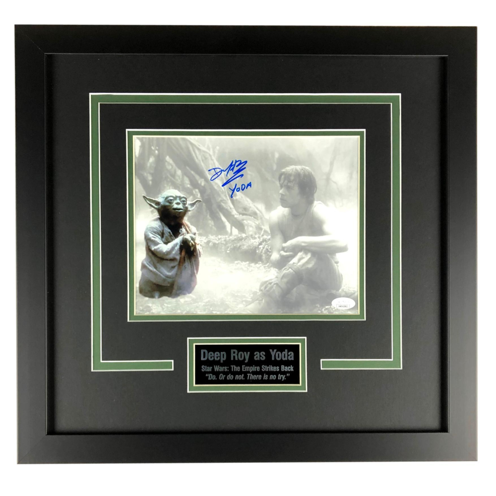 Deep Roy Signed "Star Wars: The Empire Strikes Back" Custom Framed ...