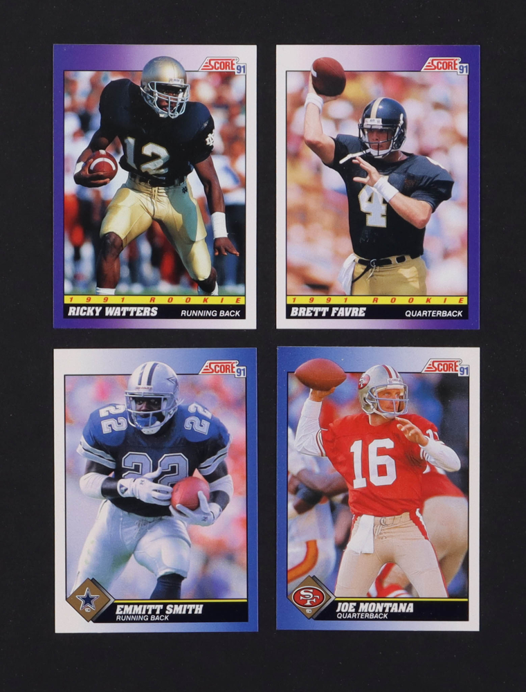 1991 Score Football Complete Set of (690) Cards with Brett Favre #611 ...