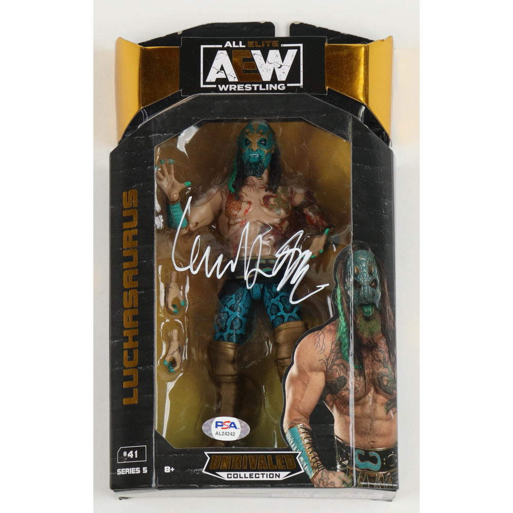 Luchasaurus Signed AEW Action Figure (Beckett & PSA) | Pristine Auction