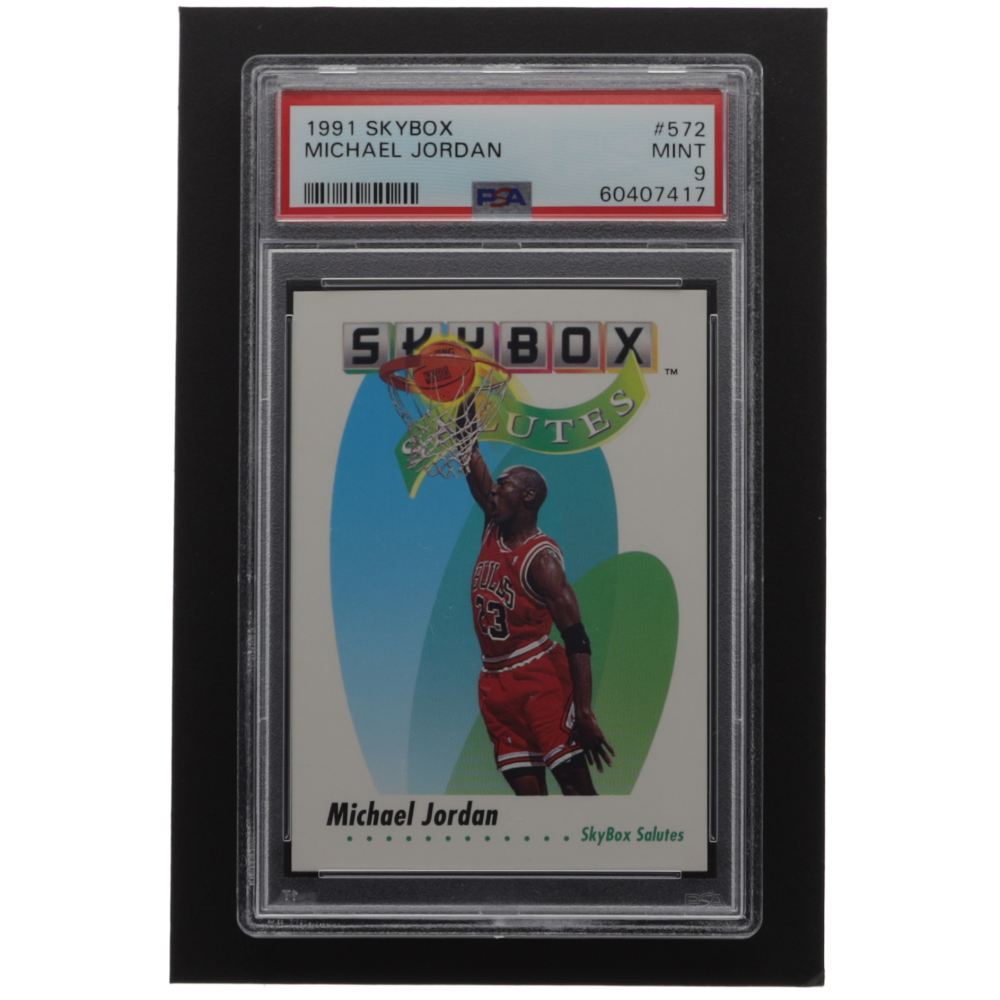 Michael Jordan 1991-92 SkyBox #572 SAL (PSA 9) | Pristine Auction