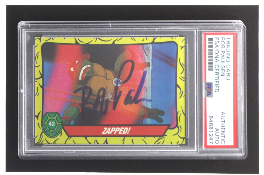Rob Paulsen Signed 1989 Teenage Mutant Ninja Turtles #42 Zapped (PSA ...