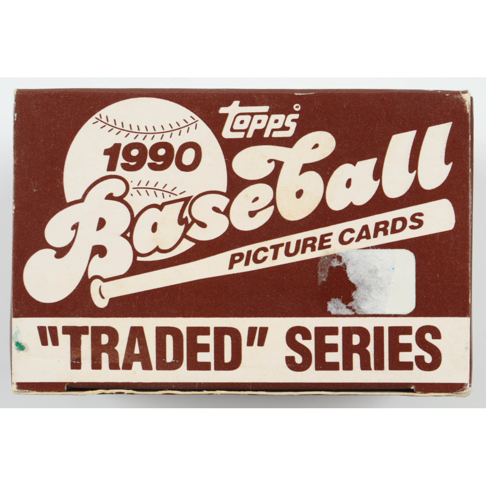 1990 Topps Traded Series Complete Set of (132) Baseball Cards with #83T ...