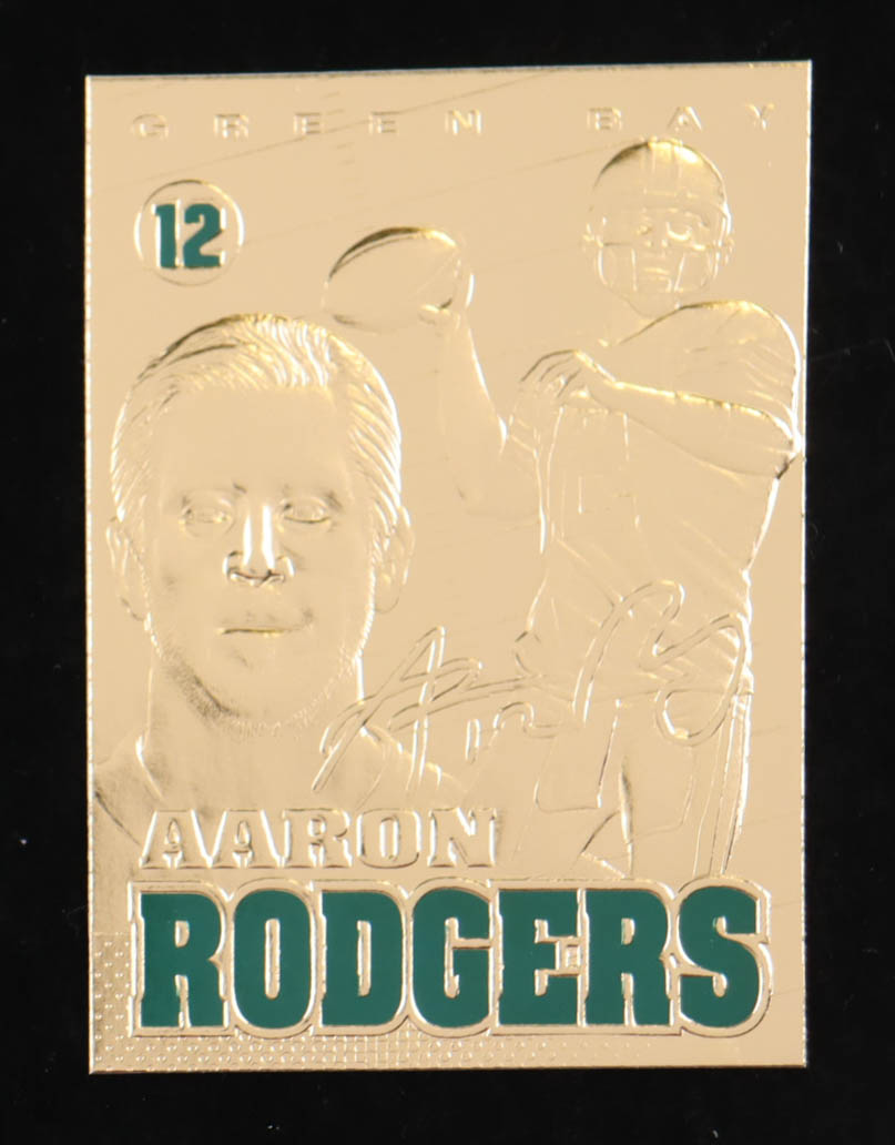 Aaron Rodgers 2008 The Merrick Mint 23kt Gold Card | Pristine Auction