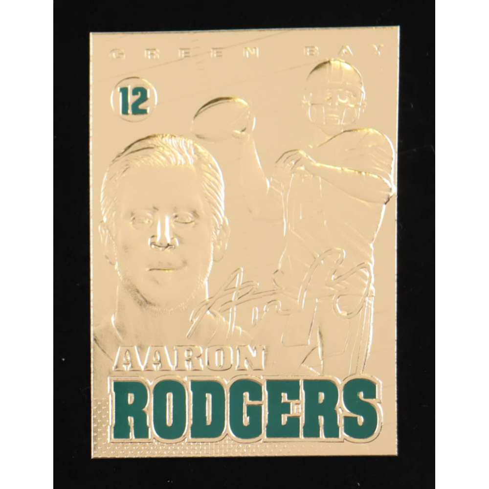 Aaron Rodgers 2008 The Merrick Mint 23kt Gold Card | Pristine Auction