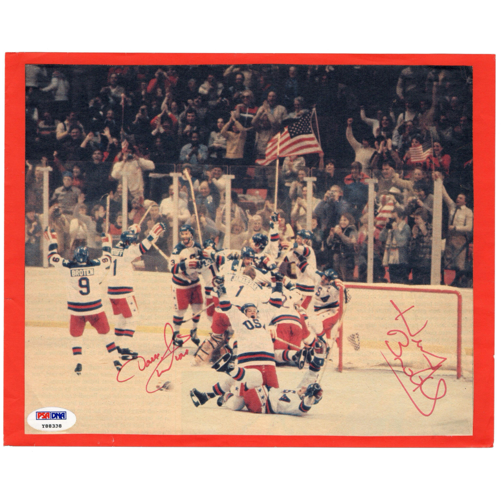 Herb Brooks & Dave Silk Signed 1980 Team USA "Miracle On Ice" Magazine ...