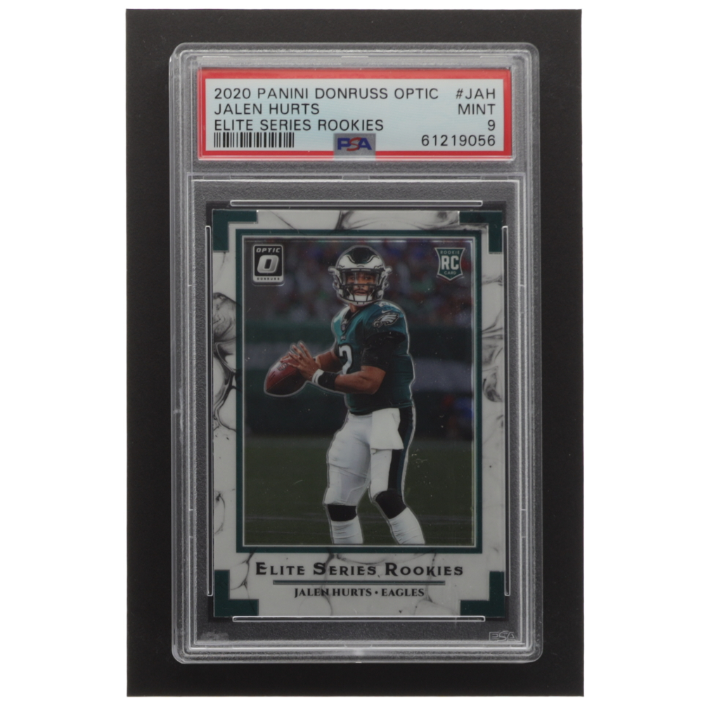 Jalen Hurts 2020 Donruss Optic Rookie Elite Series #6 (PSA 9 ...