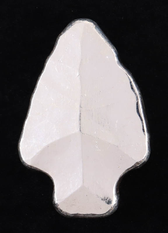 1 oz .999 Fine Silver Arrowhead Hand-Poured 3D Bullion Bar | Pristine ...