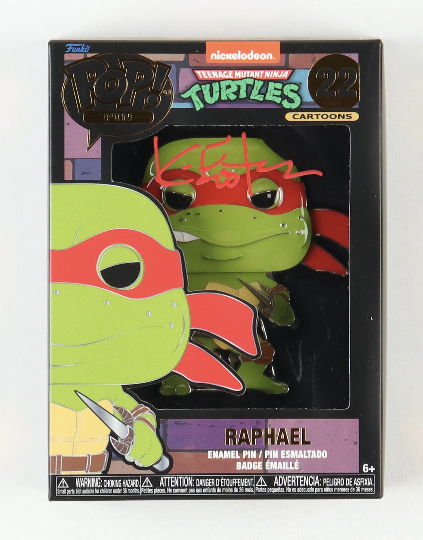 Kevin Eastman Signed "Teenage Mutant Ninja Turtles" #22 Raphael Funko ...