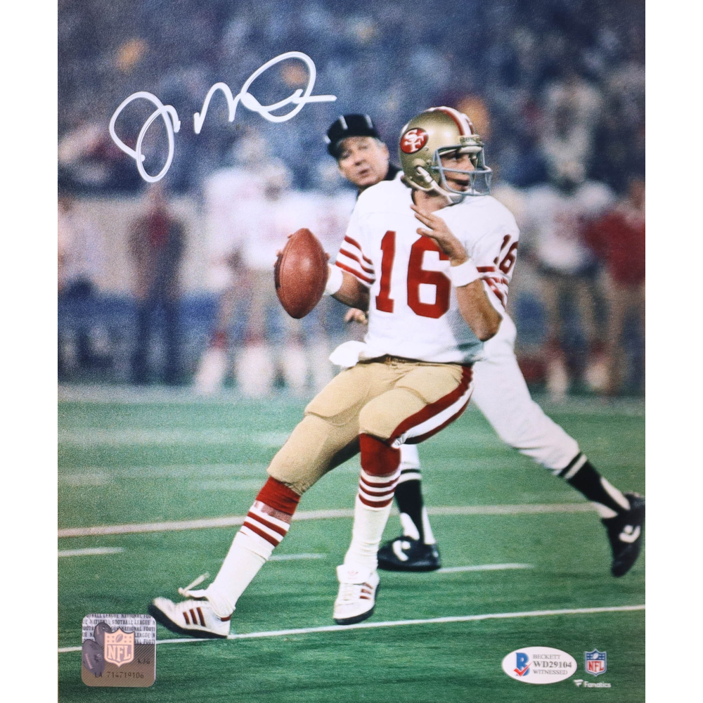 Joe Montana Signed 49ers 8x10 Photo (Beckett) | Pristine Auction