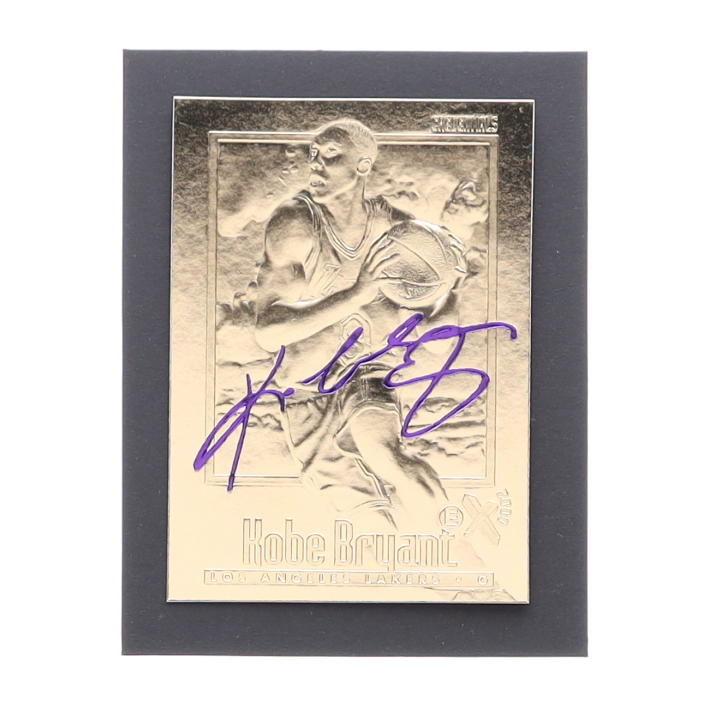 Kobe Bryant 1996-97 Skybox EX 2000 Purple Signature 23KT Gold RC #24083 ...