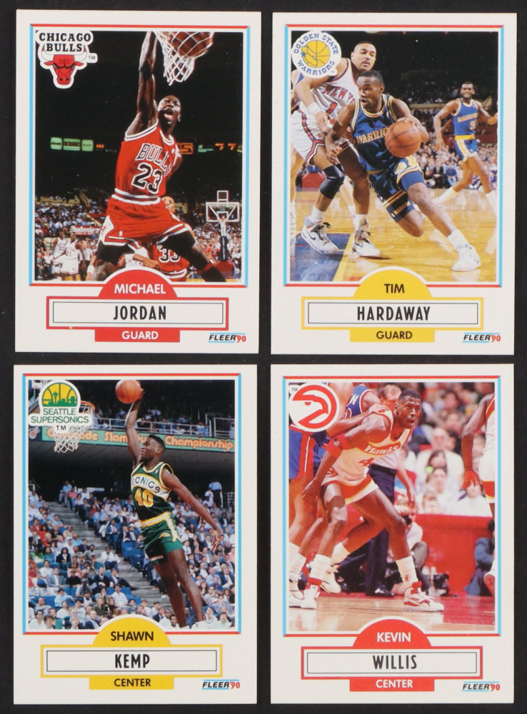 1990-91 Fleer Basketball Complete Set of (198) Cards with Michael ...