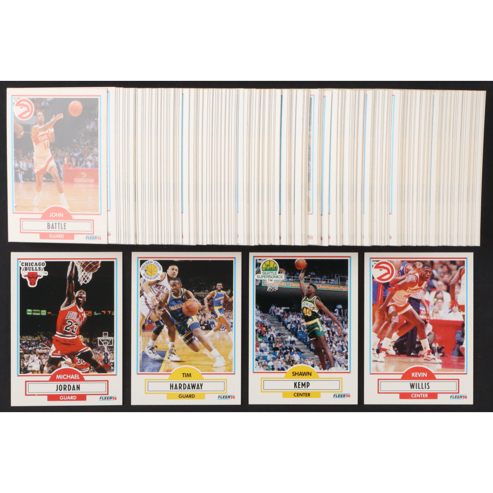 1990-91 Fleer Basketball Complete Set of (198) Cards with Michael ...