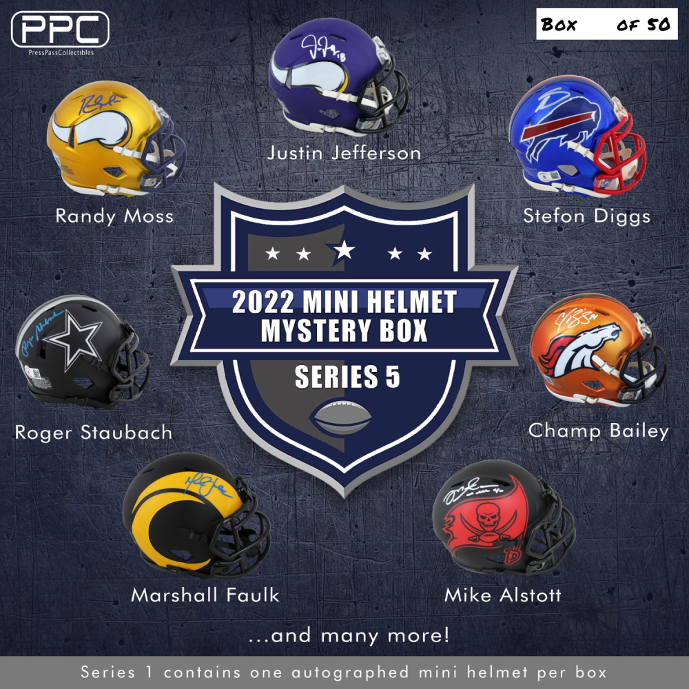 Press Pass Collectibles 2022 Mini Helmet Mystery Box – Series 5 ...
