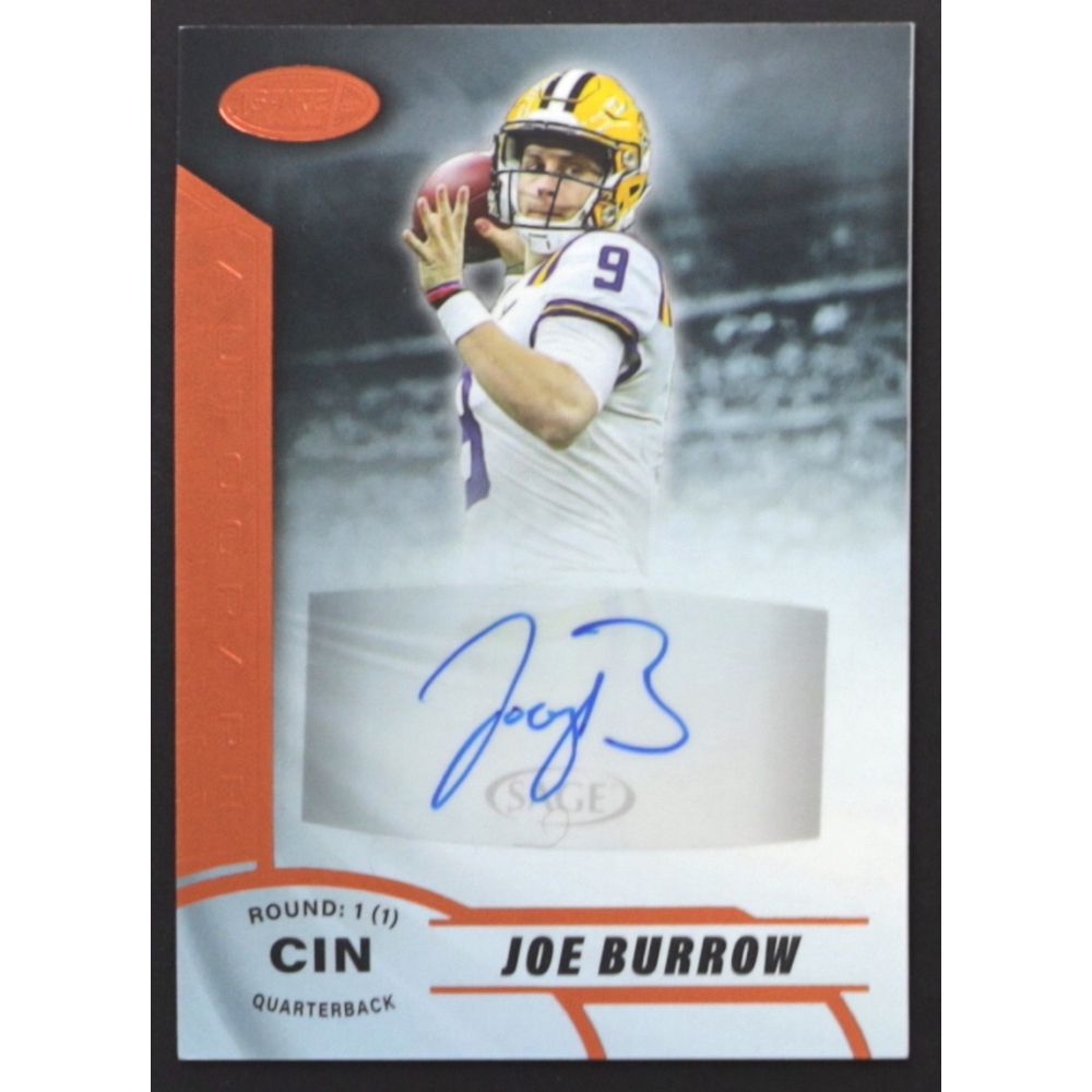 Joe Burrow 2020 SAGE Aspire Autograph #ASP11 RC | Pristine Auction