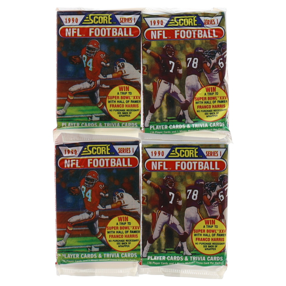 1990 Score NFL Football Series 1 Box with (36) Packs | Pristine Auction
