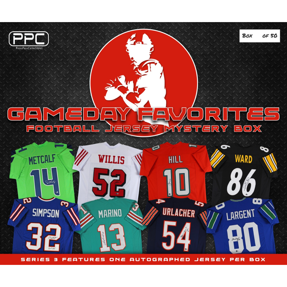 Press Pass Collectibles 2022 Gameday Favorites Football Jersey Mystery ...