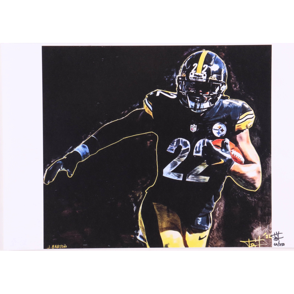 Najee Harris - Steelers - Joshua Barton 12x18 Signed Limited Edition ...