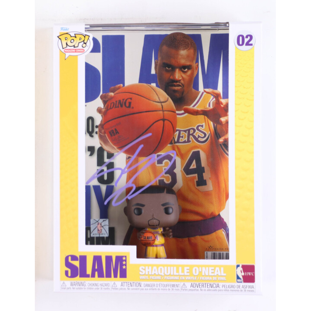 Shaquille O'Neal Signed Lakers #02 SLAM Funko Pop! NBA Cover Vinyl ...