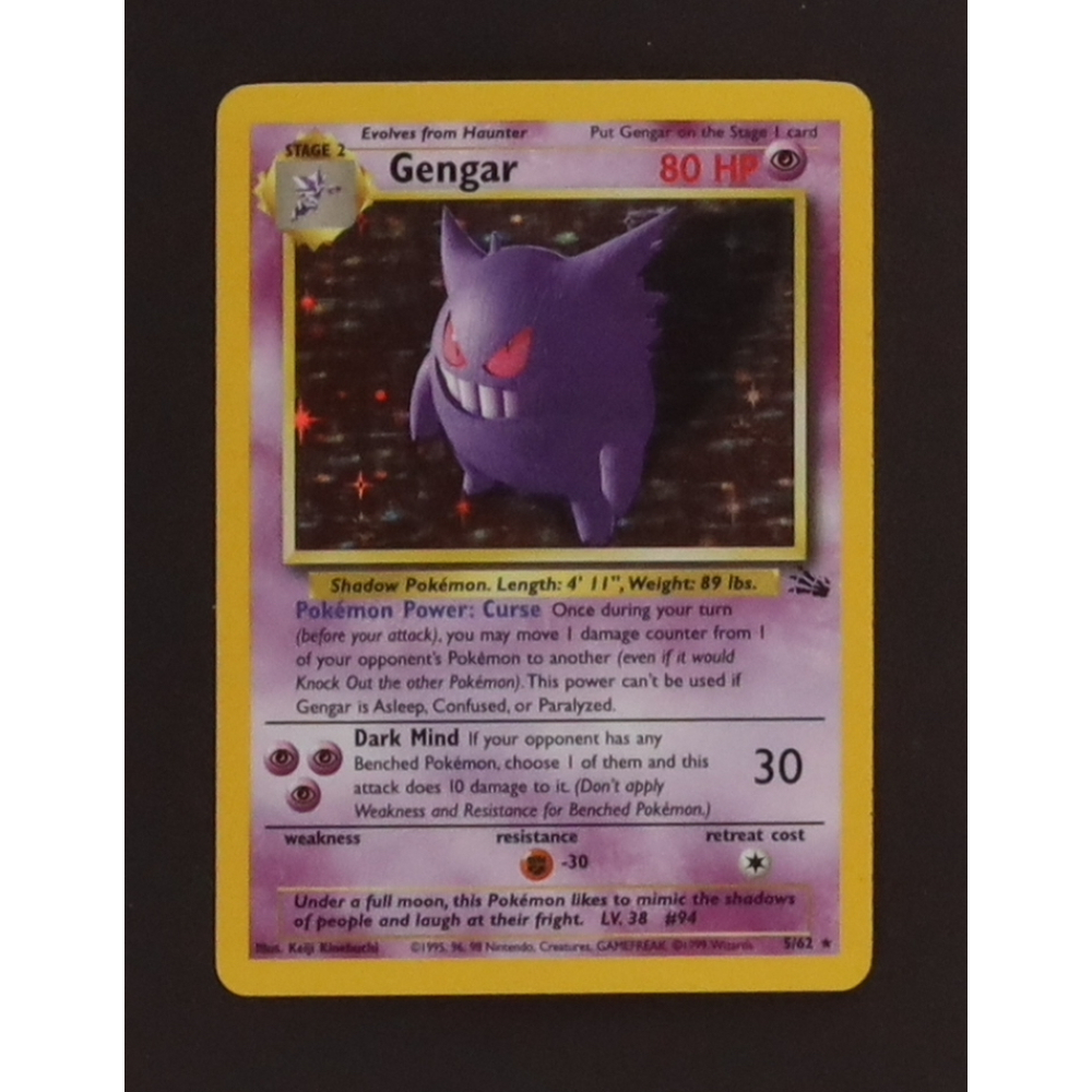 Gengar Pokemon 1999 Fossil #5 Holo | Pristine Auction