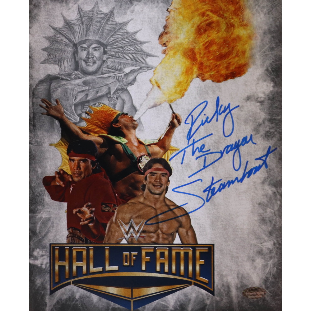 Ricky "The Dragon" Steamboat Signed WWE 8x10 Photo (Schwartz ...
